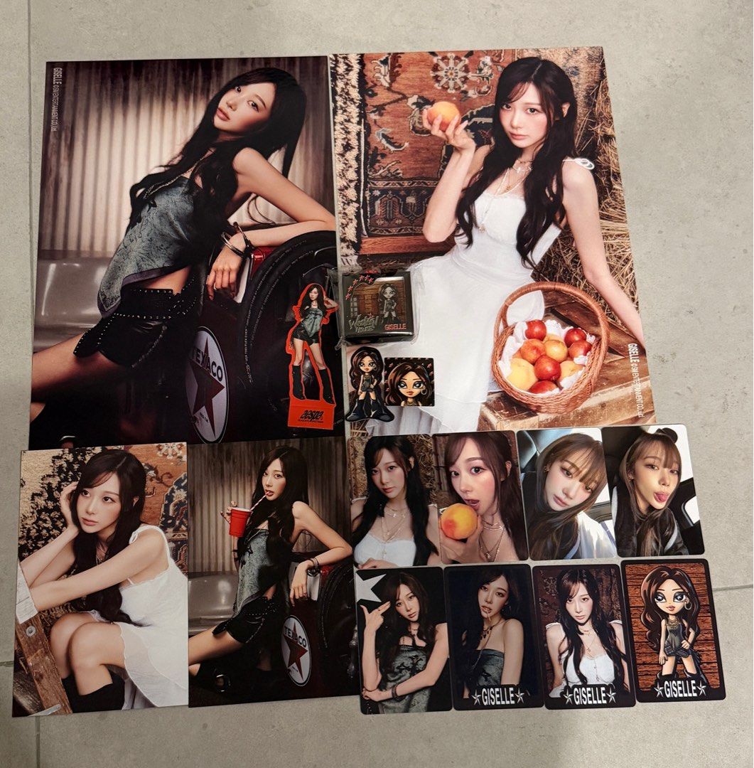 WTS ready stock aespa 2026 seasons greeting Giselle Ningning set ...