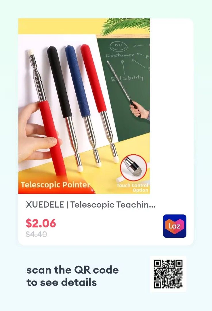 XUEDELE Telescopic Pointer - Touch Screen Model, Computers & Tech ...
