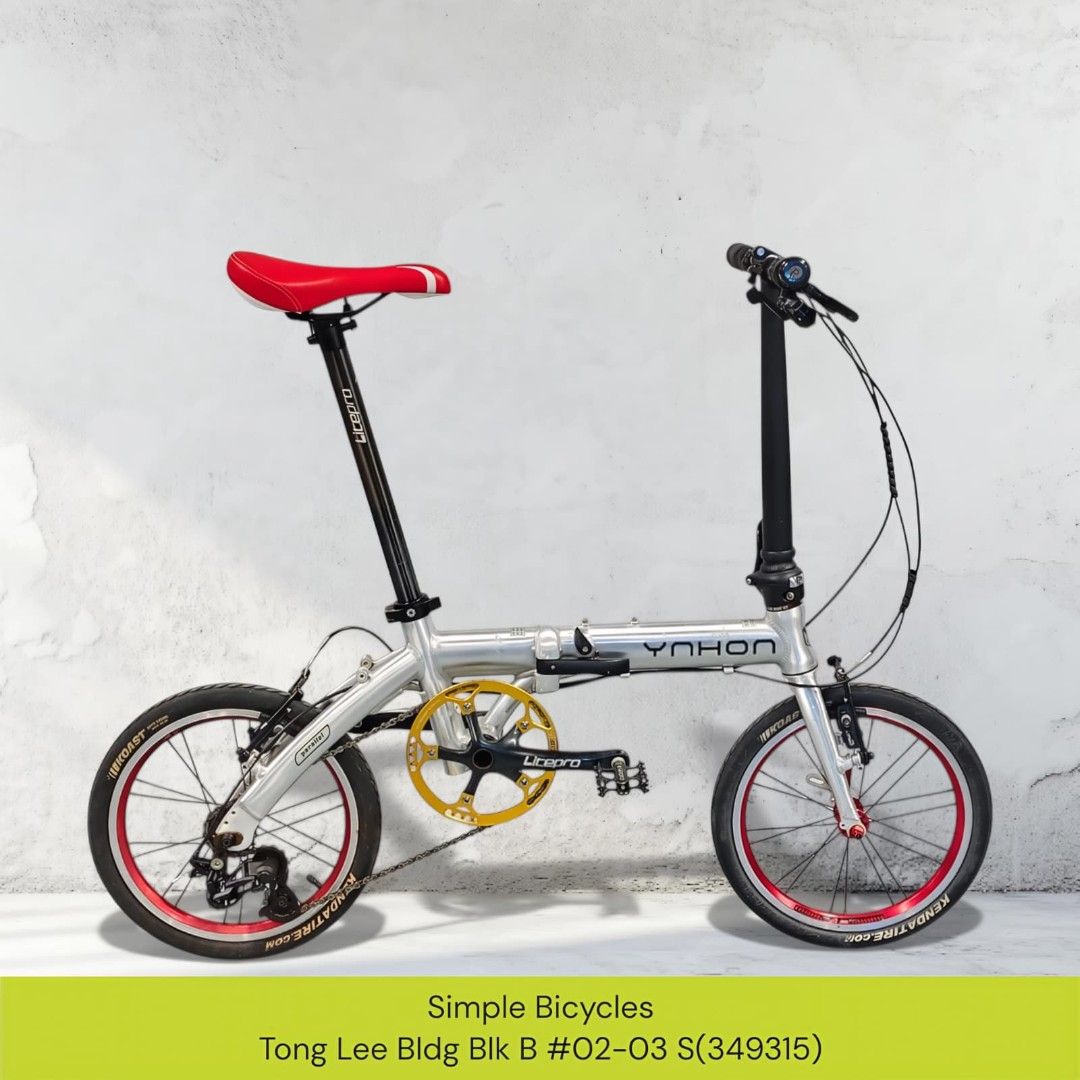 Ynhon Folding Bike, 3 Speed, Sports Equipment, Bicycles & Parts ...