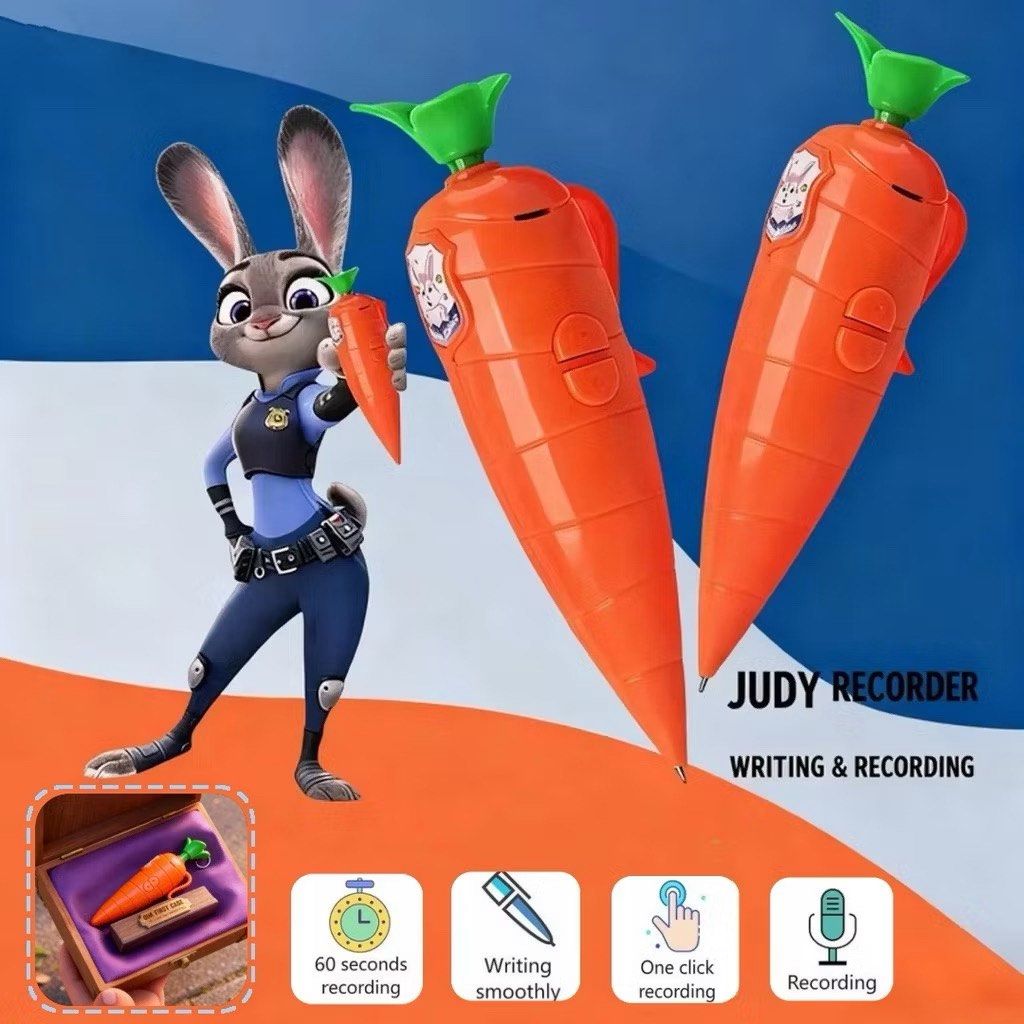 Zootopia Judy Hopps Carrot Recorder Pen, Hobbies & Toys, Stationery ...