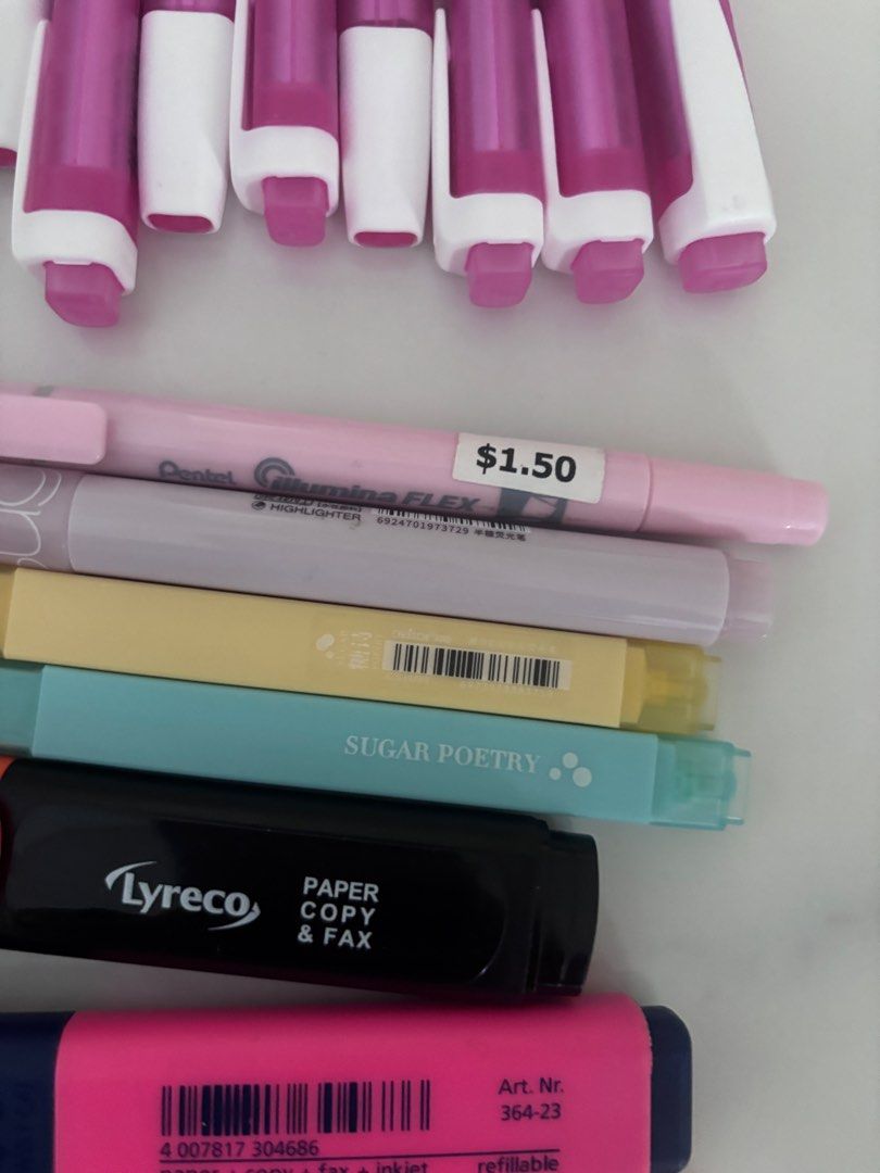 $0.8 each Highlighters Bundle - Stabilo, Pentel, Lyreco, DIY, Hobbies ...