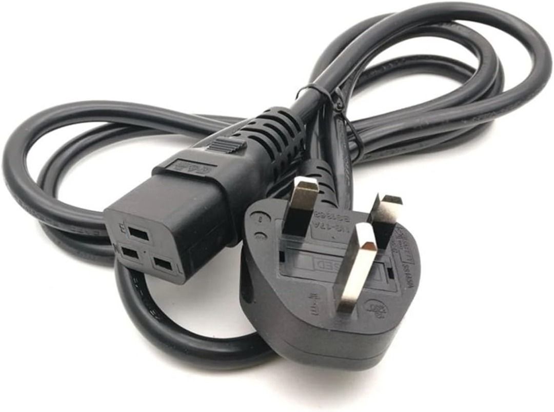 1.8M/2.5M IEC C19 to UK SG 16A 250V Power Cord 3Pin with Safety Mark ...