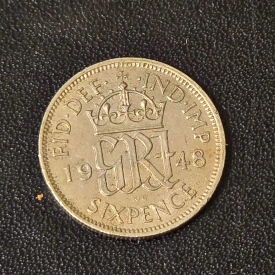 1948 Sixpence Coin - George VI, Hobbies & Toys, Memorabilia ...