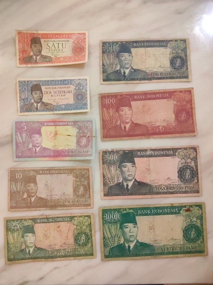 1960s Sukarno notes, Hobbies & Toys, Memorabilia & Collectibles ...