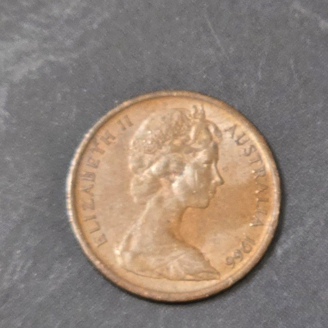 1966 Australian One Cent Coin, Hobbies & Toys, Memorabilia ...
