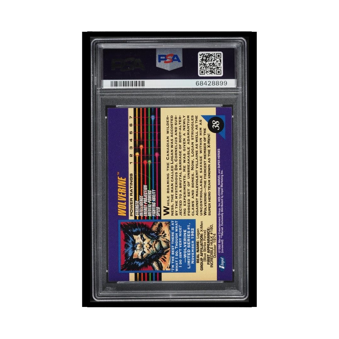 1992 Marvel Universe Wolverine #38 PSA 10 GEM MINT - Ships From USA ...