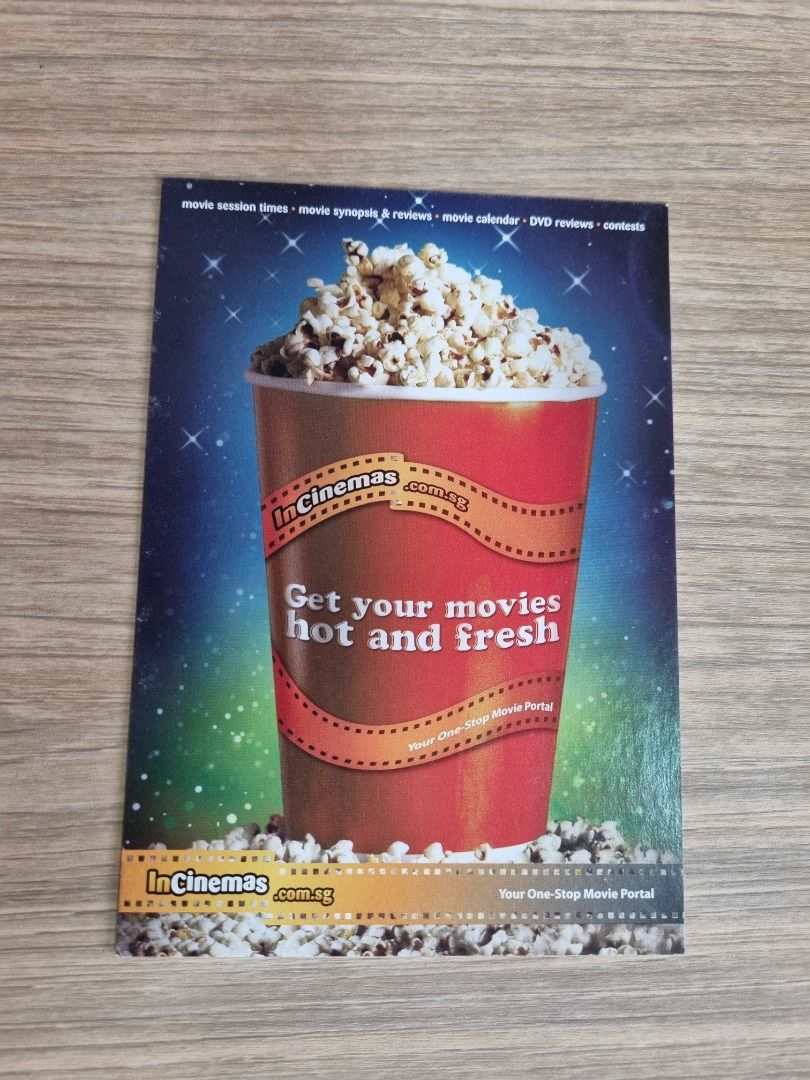 💥1 pc. 2006 Vintage Promotional Advertisement Postcards - In Cinemas ...