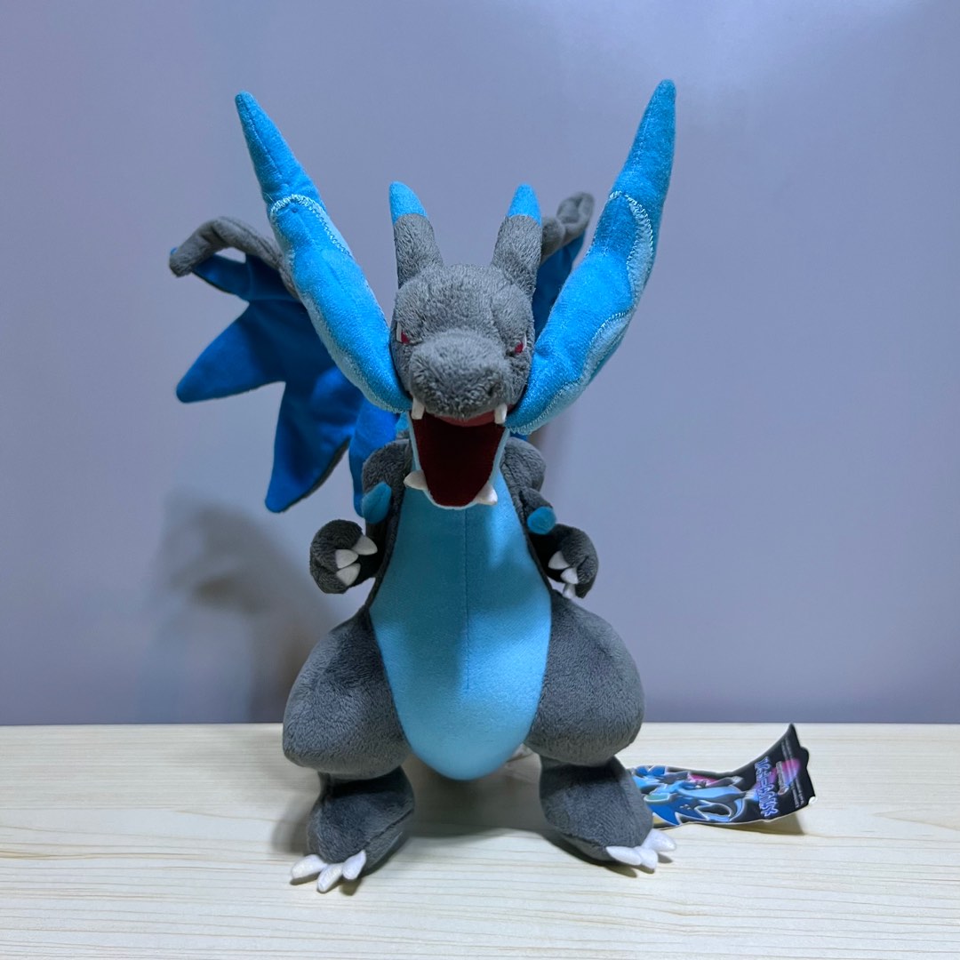 2014 Pokemon Center Mega Charizard X Plush 23cm - Php 1,500 Note: w ...