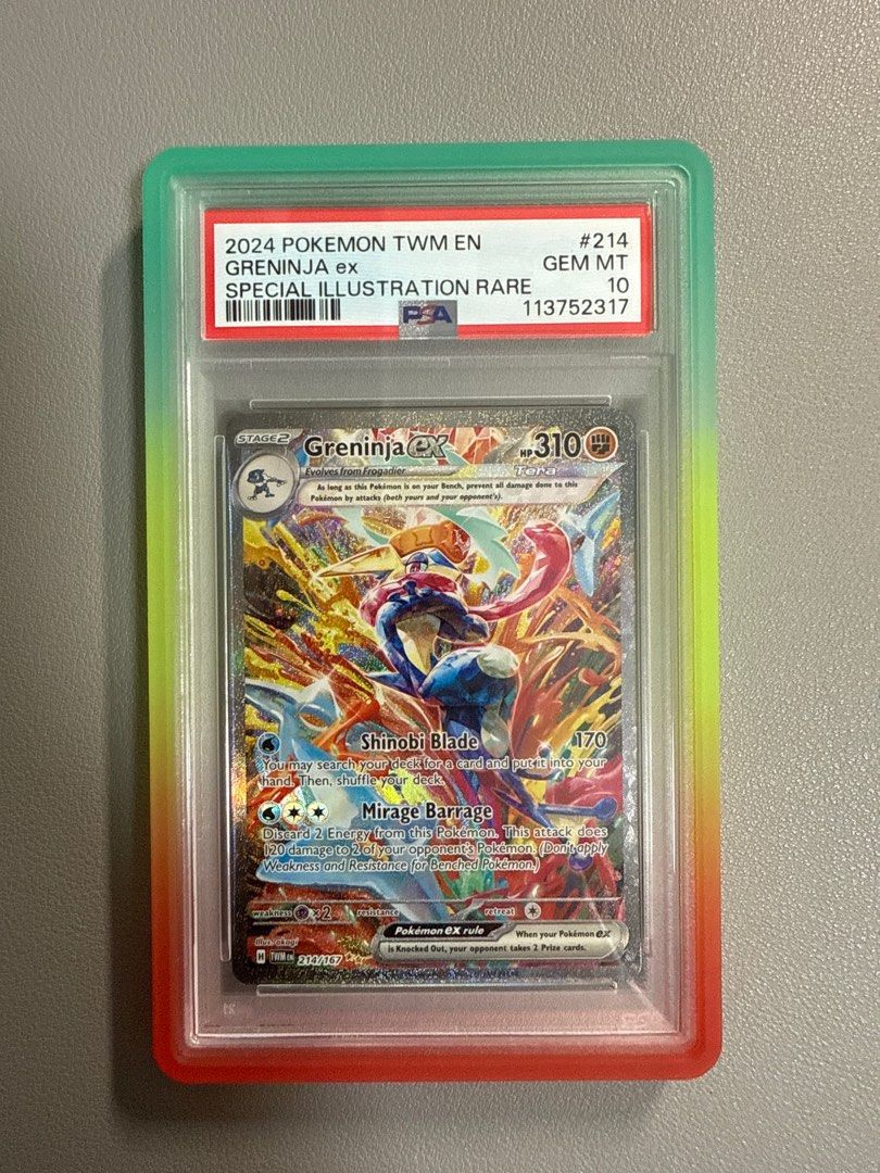 2024 Pokemon TWM EN Greninja ex Special Illustration Rare PSA 10 ...