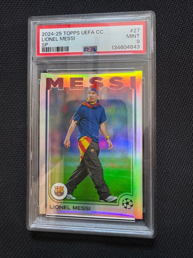2024 Topps Soccer Card UEFA UCC Flagship Lionel Messi FC Barcelona #27 ...