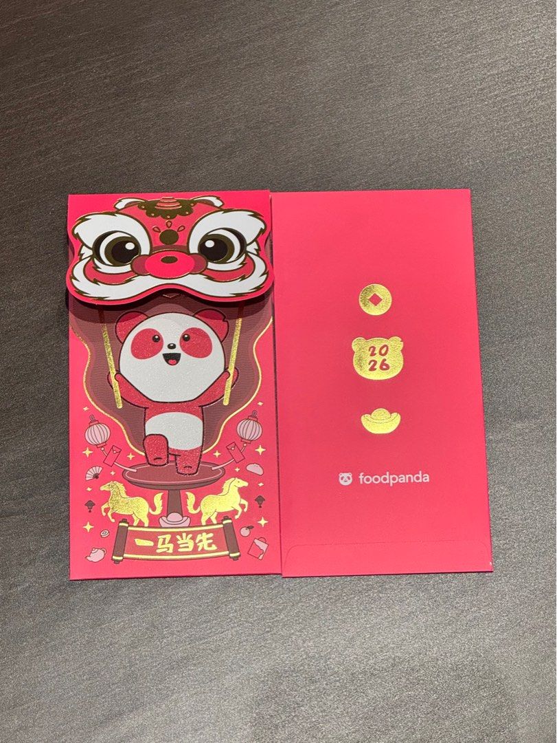 2026 Foodpanda Red Packets, Hobbies & Toys, Occasions & Party Supplies ...
