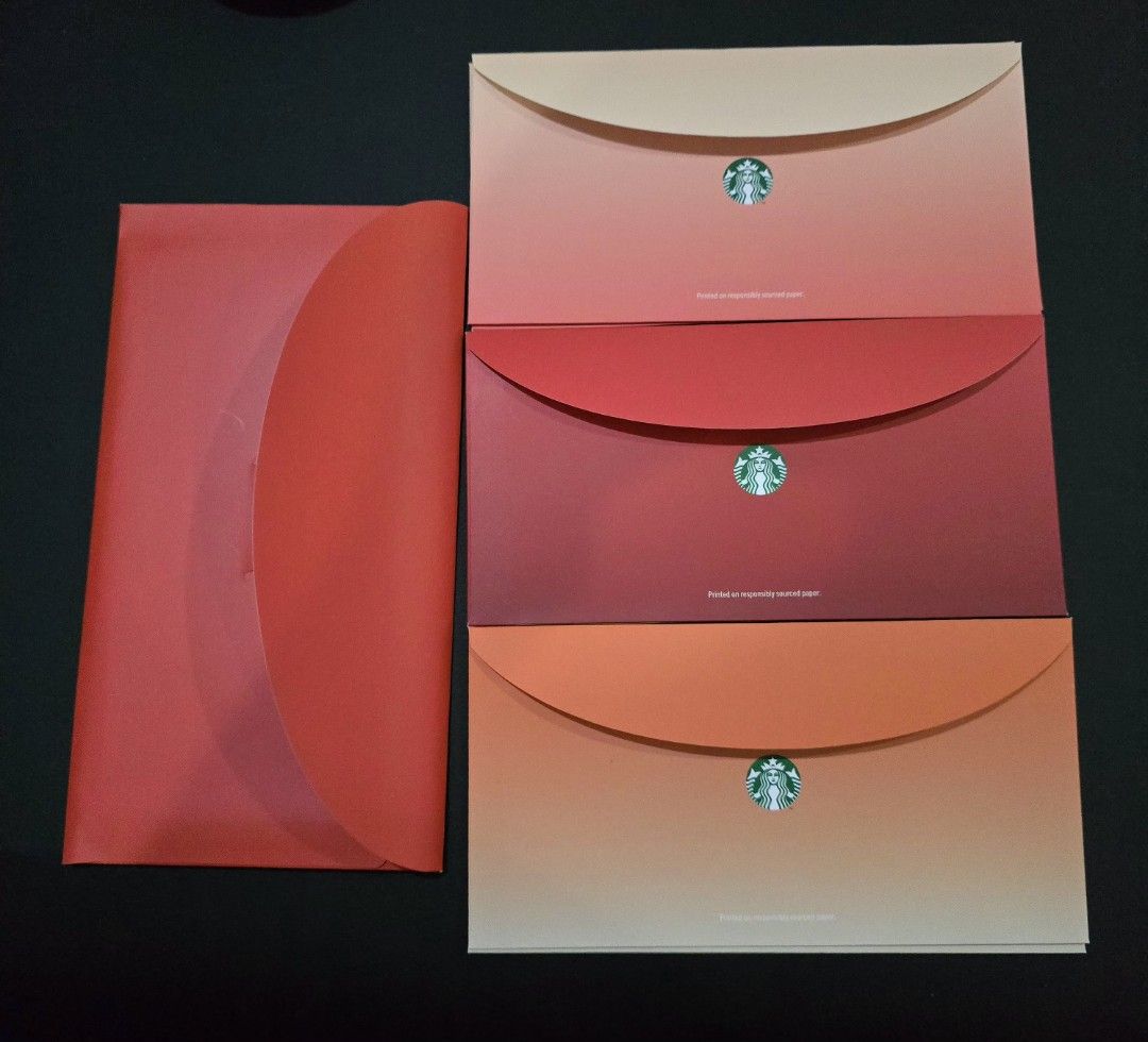 2026 Starbucks Red Packets Ang Pow Hong Bao, Hobbies & Toys, Occasions ...