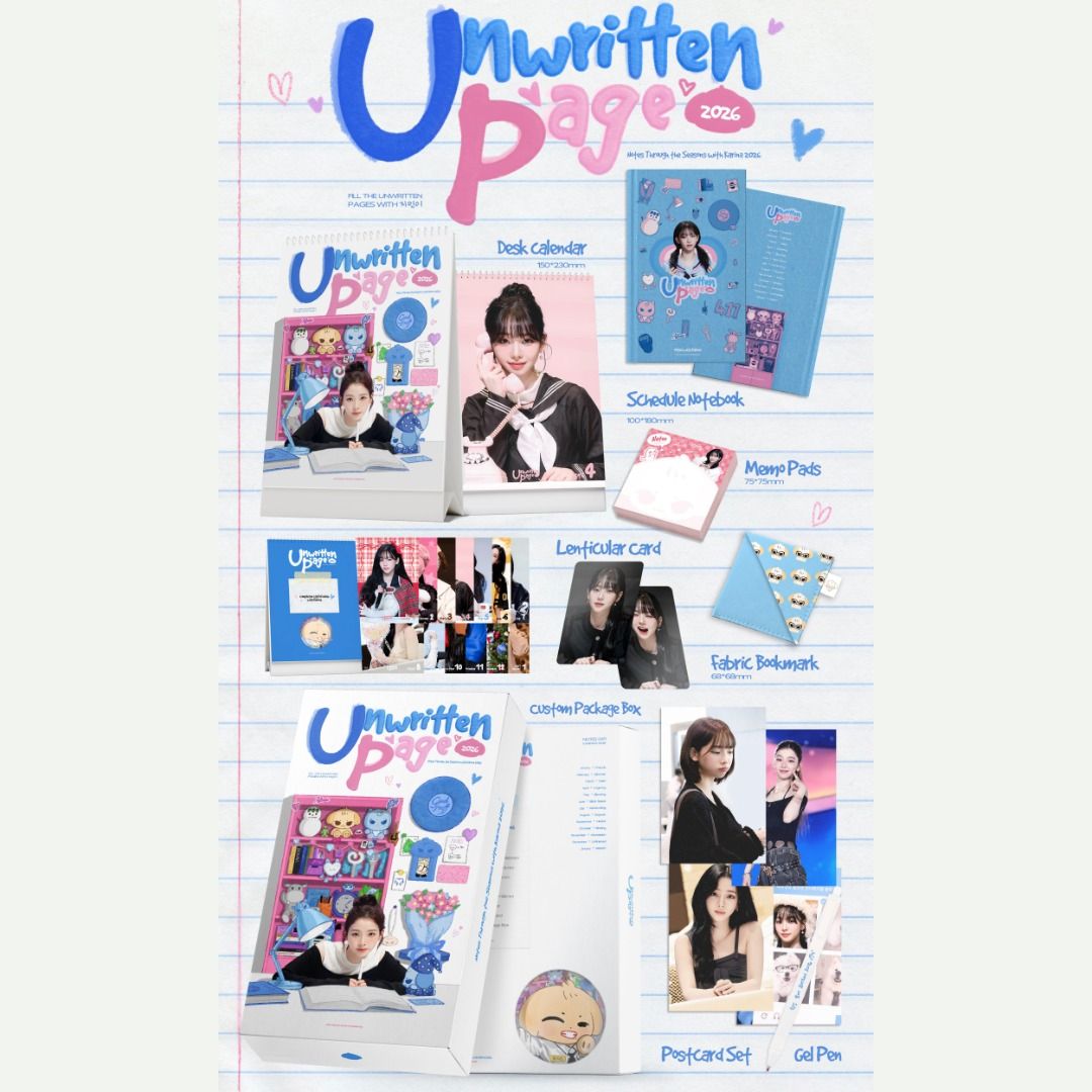 [25/1] Karina 2026 season's greetings | aespa | calendar, Hobbies ...