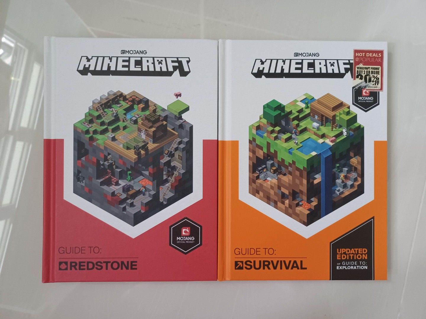 2 minecraft books for kids, Hobbies & Toys, Books & Magazines, Children ...