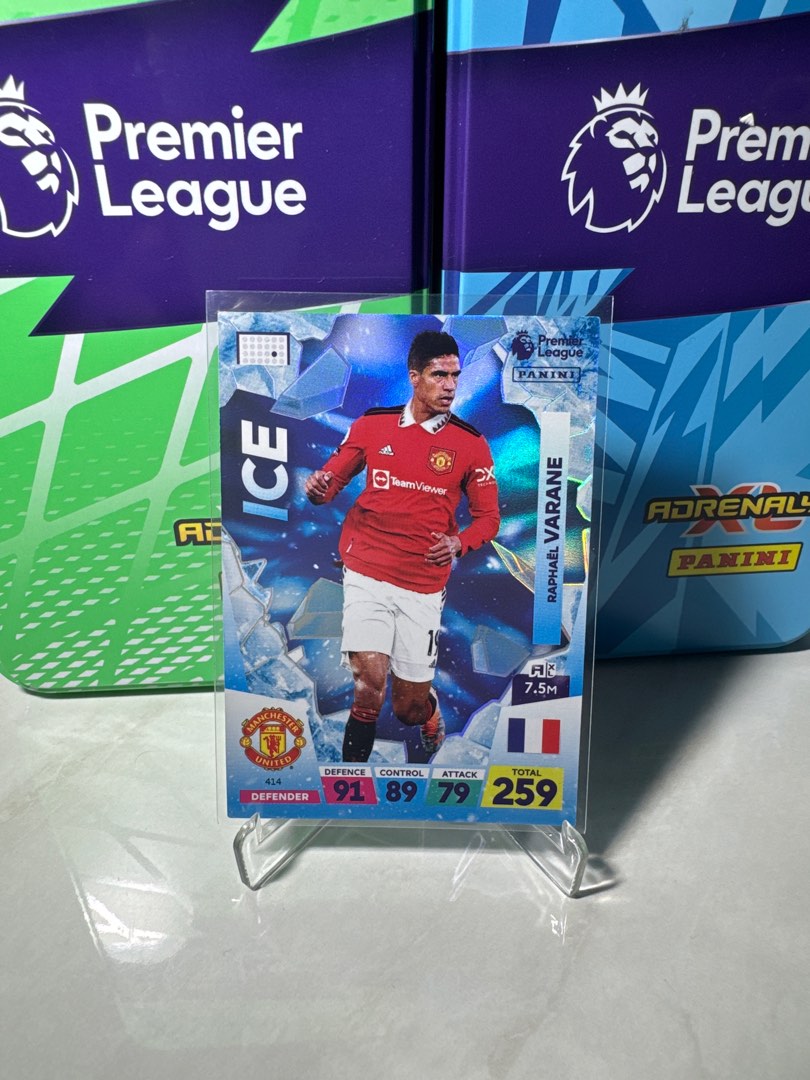 [$2 ONLY DEAL] Panini Premier League Adrenalyn XL Ice Raphael Varane ...