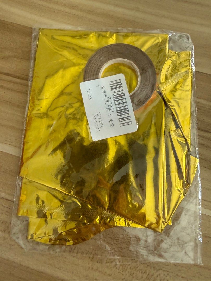 32" Gold Number 1 Balloon, Hobbies & Toys, Occasions & Party Supplies ...