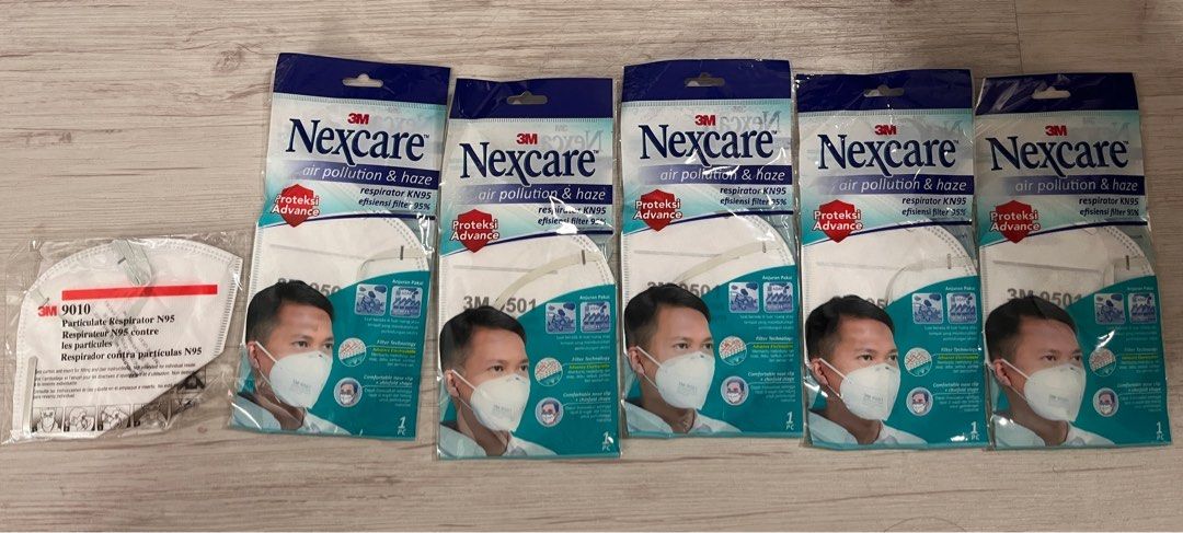 3M Nexcare KN95 Air Pollution & Haze Respirator Masks, Health ...