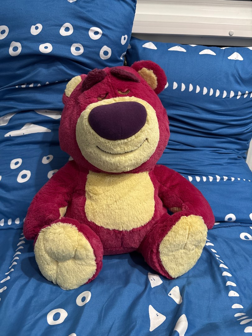 40cm Sleepy Machiboke Pixar Toy Story Lotso Bear Plush Toy figurine ...