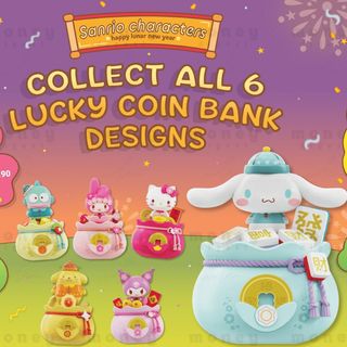 7-Eleven Sanrio lucky coin bank Stamp Cards, Hobbies & Toys, Toys ...