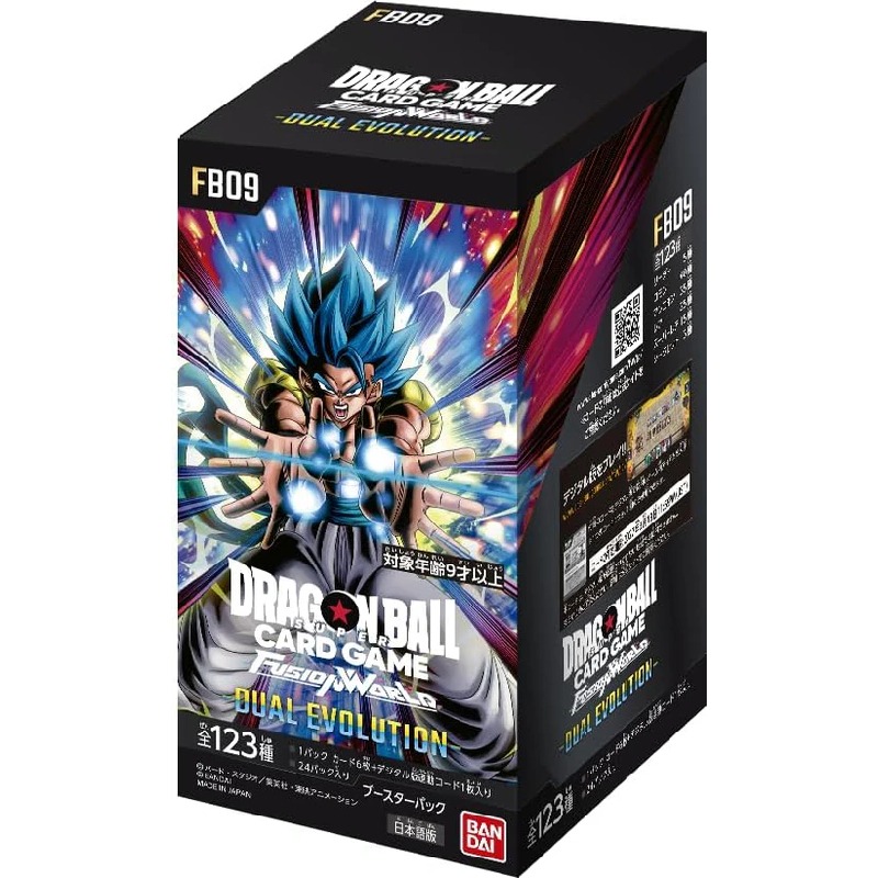 【新貨預訂】龍珠超咭牌遊戲 融合世界 補充包 第九彈 雙重進化 [FB09] DBSCG FW DUAL EVOLUTION Dragon ...