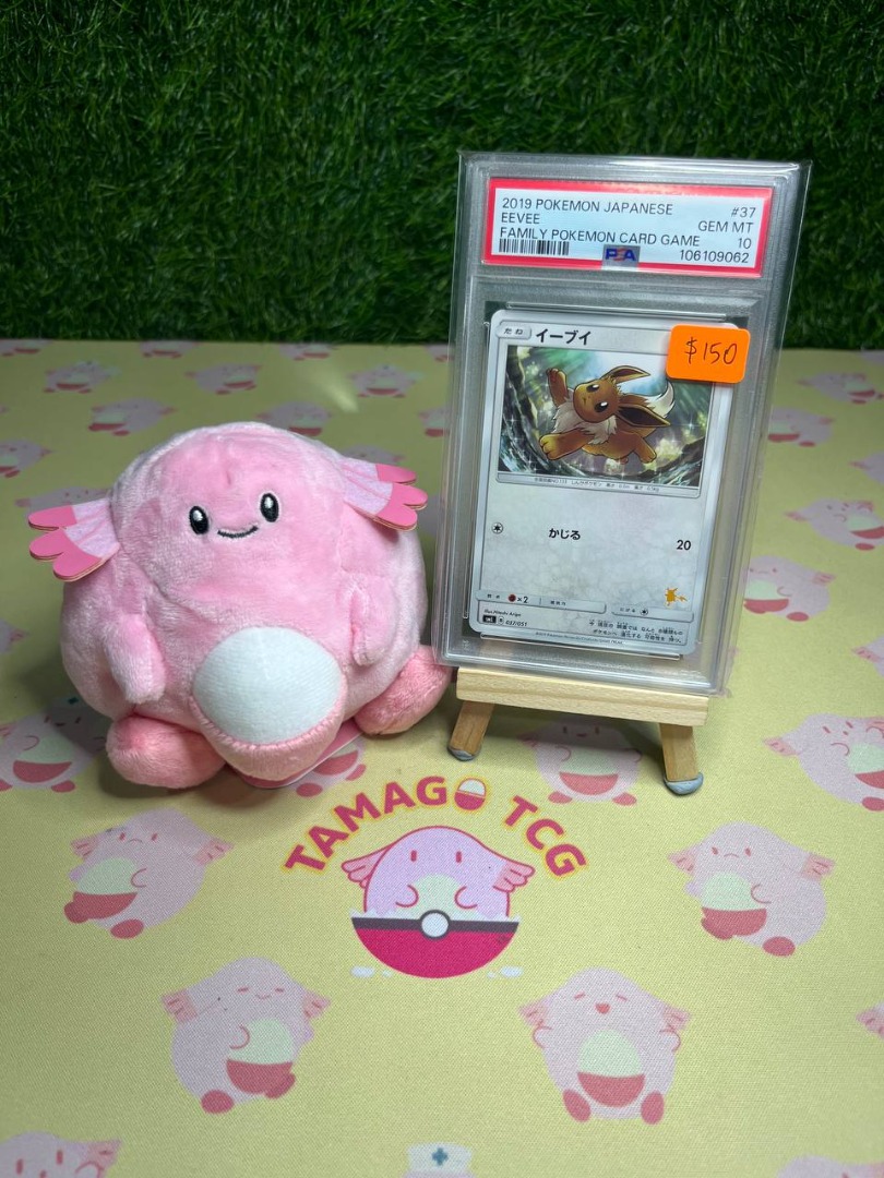 🐣 Pokemon Eevee PSA 10 Family Pokemon Card Game 37/051, Hobbies & Toys, Toys & Games on Carousell