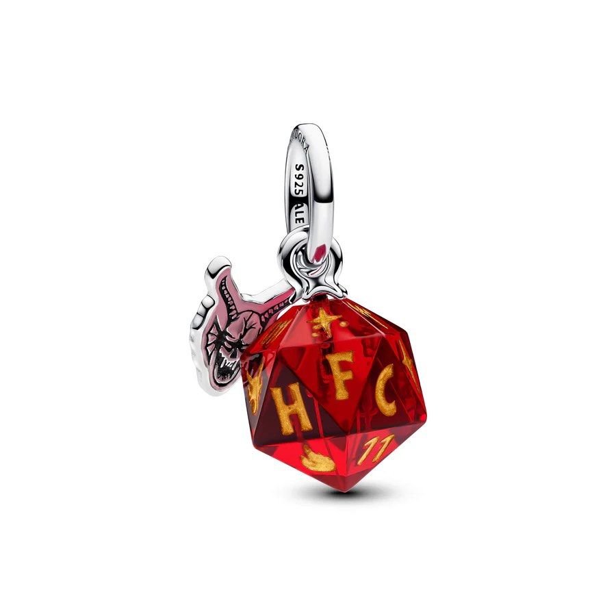 💎 SALE! PANDORA STRANGER THINGS HELLFIRE CLUB DICE DANGLE CHARM, Women ...