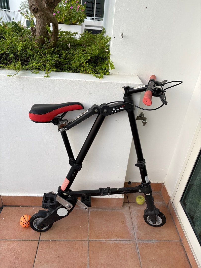 A-bike Folding Bike - Black, Sports Equipment, Bicycles & Parts, Bicycles on Carousell