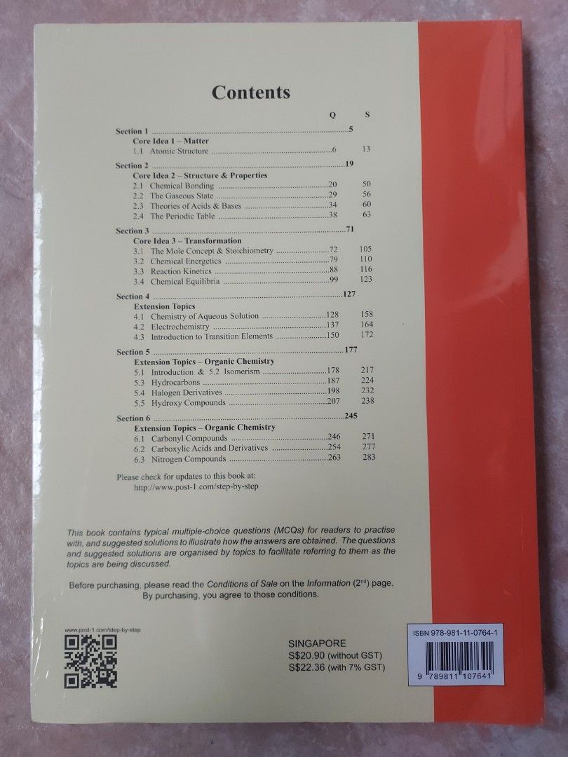 A-Levels Practice MCQ Chemistry (Higher 2) Guide Book Textbook Typical ...