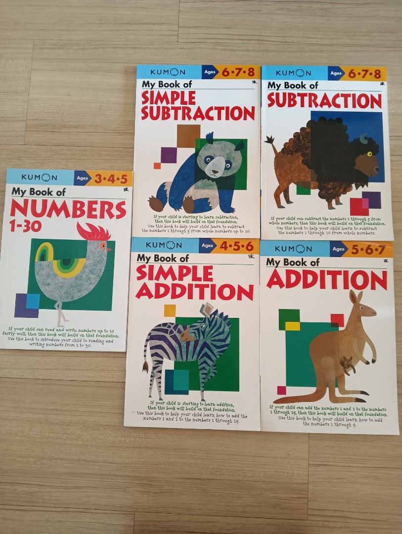 (All 5 for $10) Kumon Maths Book, Hobbies & Toys, Books & Magazines ...