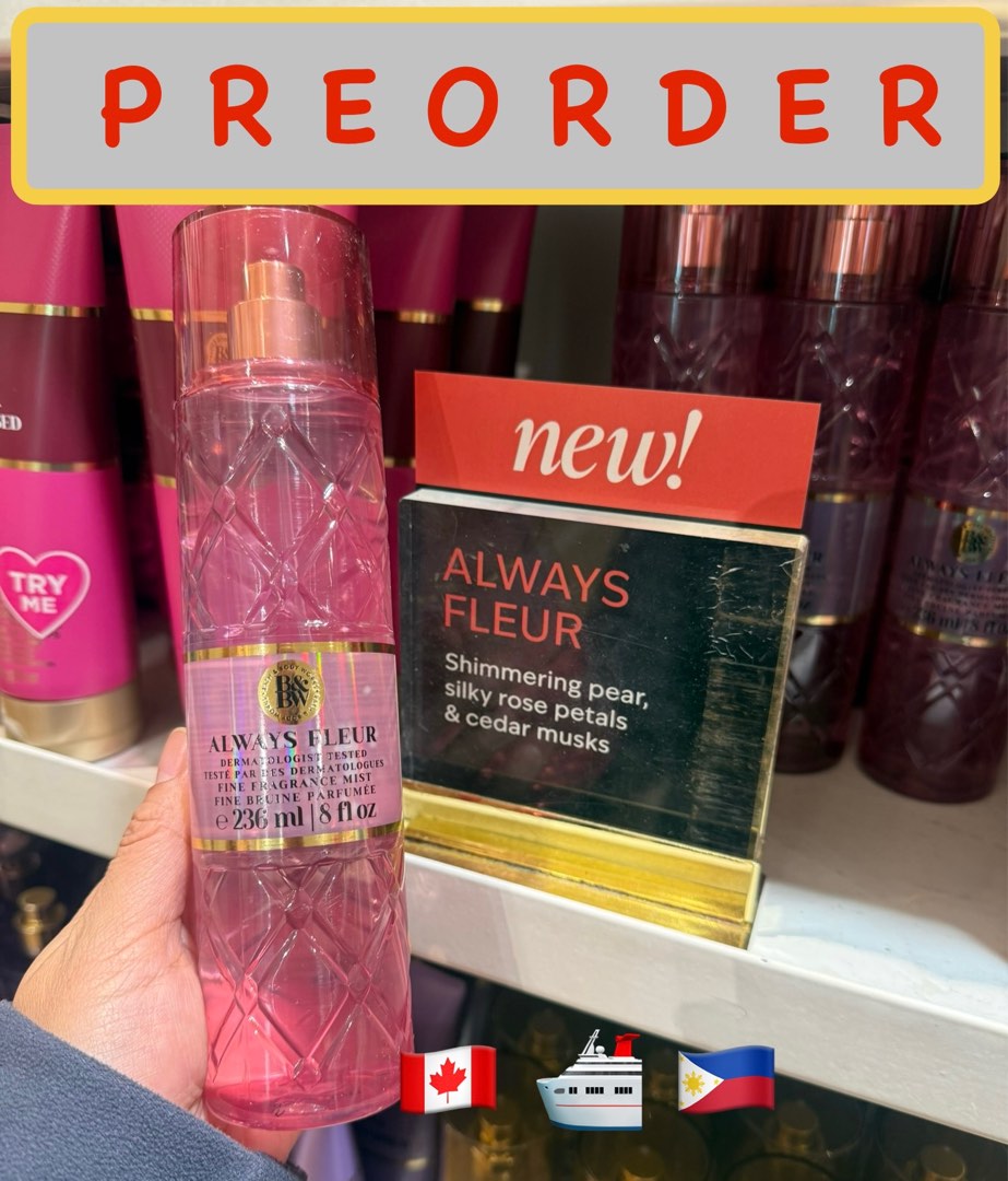 Always Fleur Fragrance mist, Beauty & Personal Care, Fragrance ...