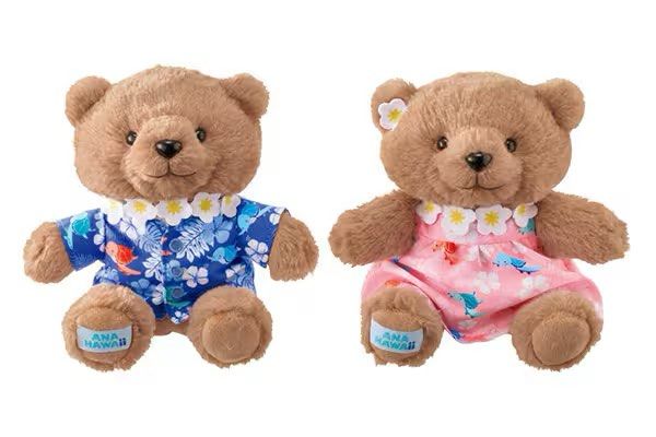 ANA all Nippon airways inflight Limited Hawaii bear, Hobbies & Toys ...
