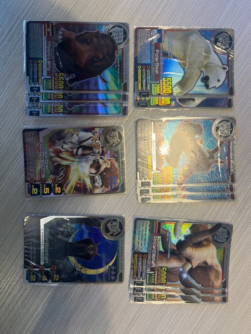 Animal Kaiser Plus Silver Cards, Hobbies & Toys, Toys & Games on Carousell