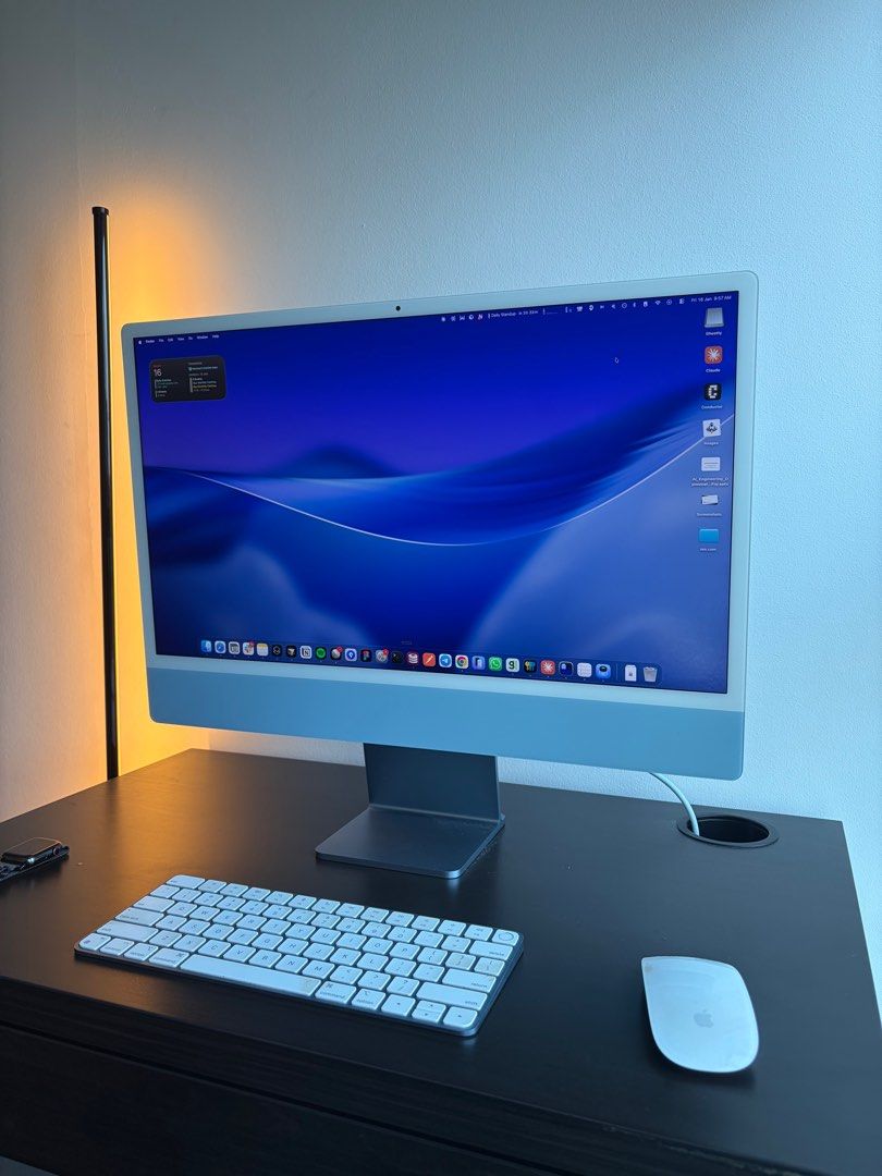 Apple iMac 24-inch (Blue) 16GB Ram, Computers & Tech, Desktops on Carousell