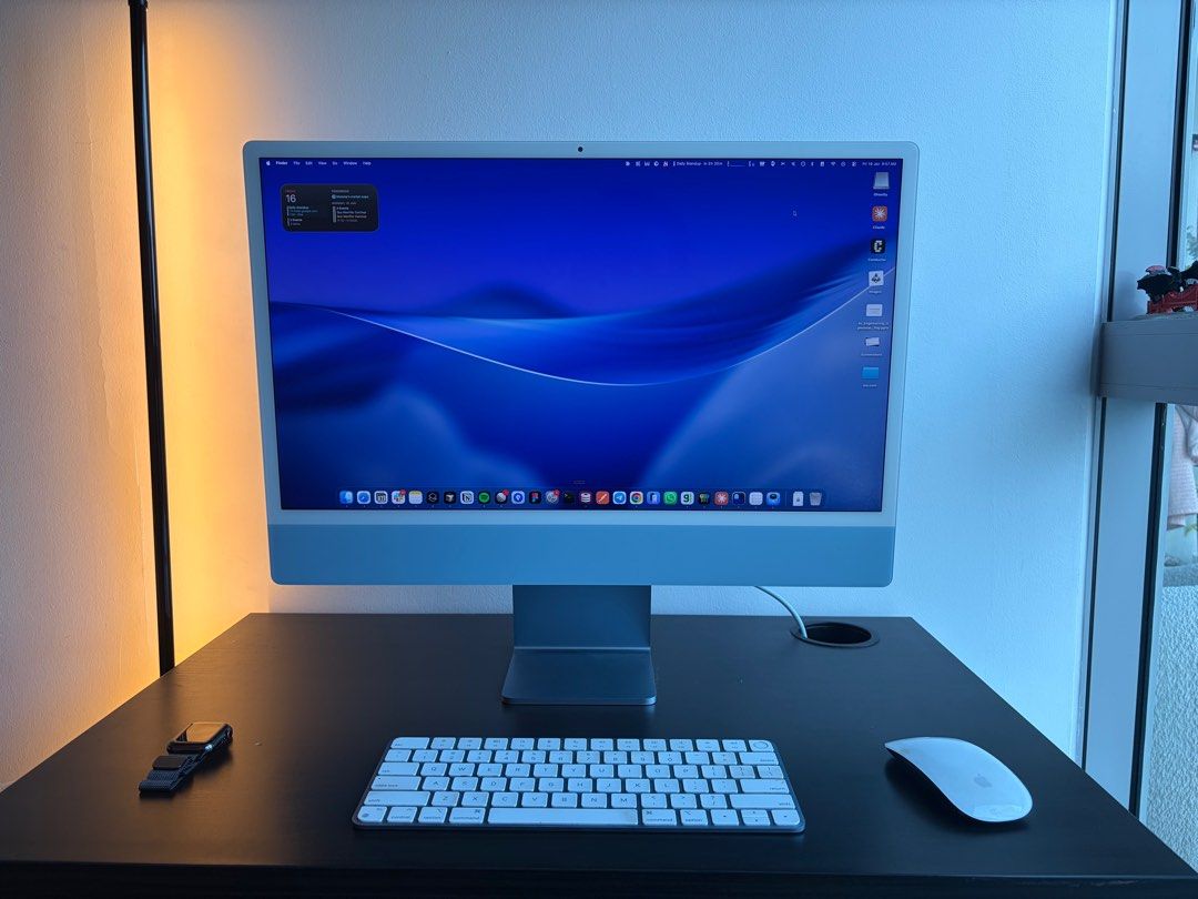 Apple iMac 24-inch (Blue) 16GB Ram, Computers & Tech, Desktops on Carousell