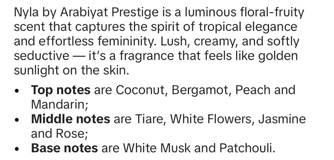 Arabiyat Prestige Nyla Eau de Parfum 80ml, Beauty & Personal Care ...