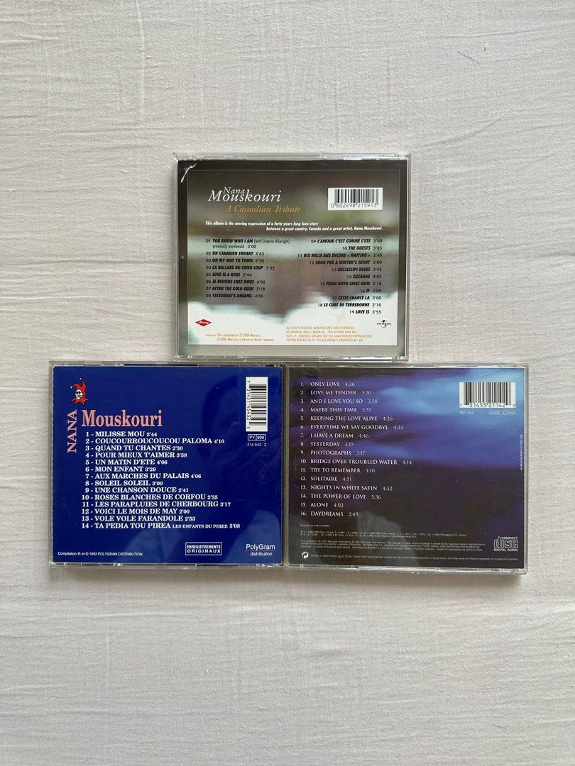 Assorted Music CDs - Faye Wong, Nana Mouskouri, Celine Dion, LeAnn ...