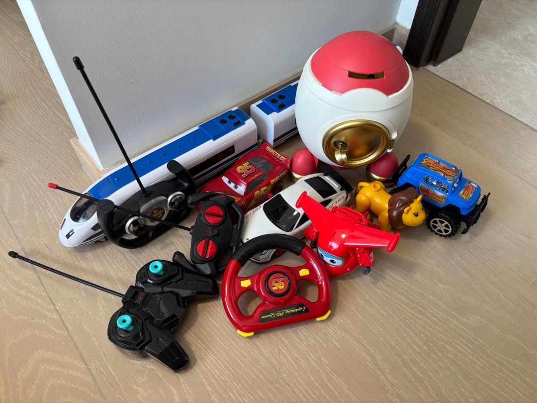Assorted Toy Cars, Train, and Airplane Bundle, Hobbies & Toys, Toys ...