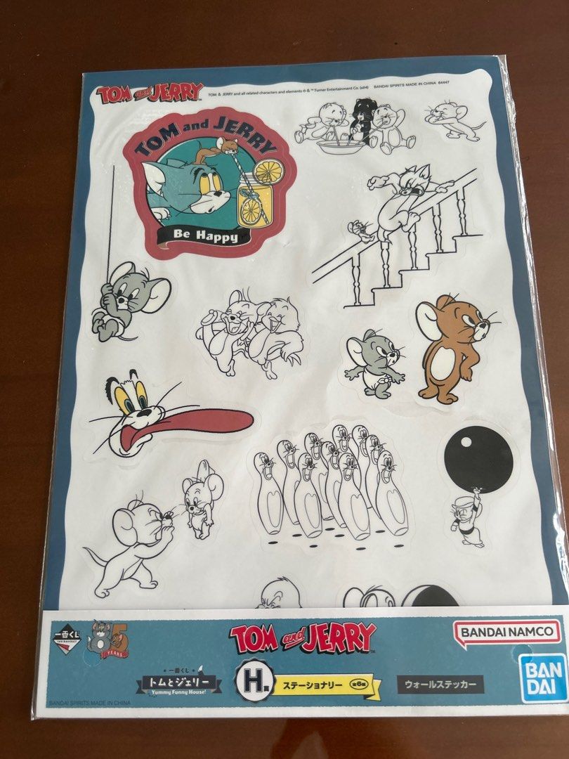 Bandai | Tom and Jerry Stickers, Hobbies & Toys, Art & Prints on Carousell