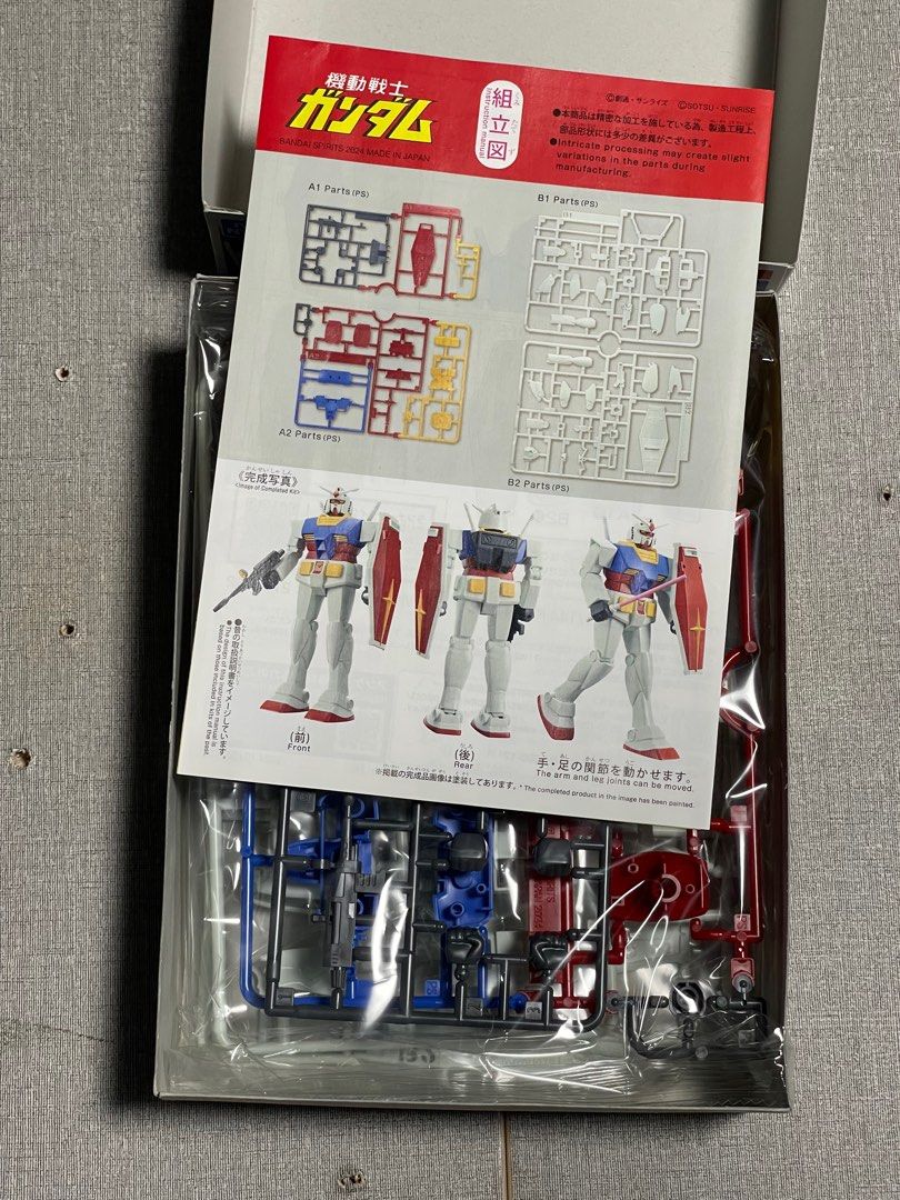 Bandai RX-78-2 Gundam (Revival Ver.) Model Kit, Hobbies & Toys, Toys ...