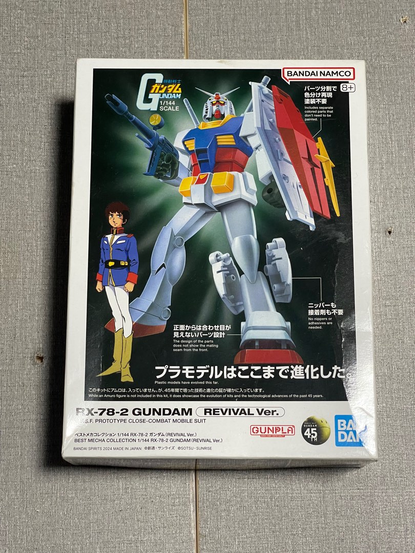 Bandai RX-78-2 Gundam (Revival Ver.) Model Kit, Hobbies & Toys, Toys ...