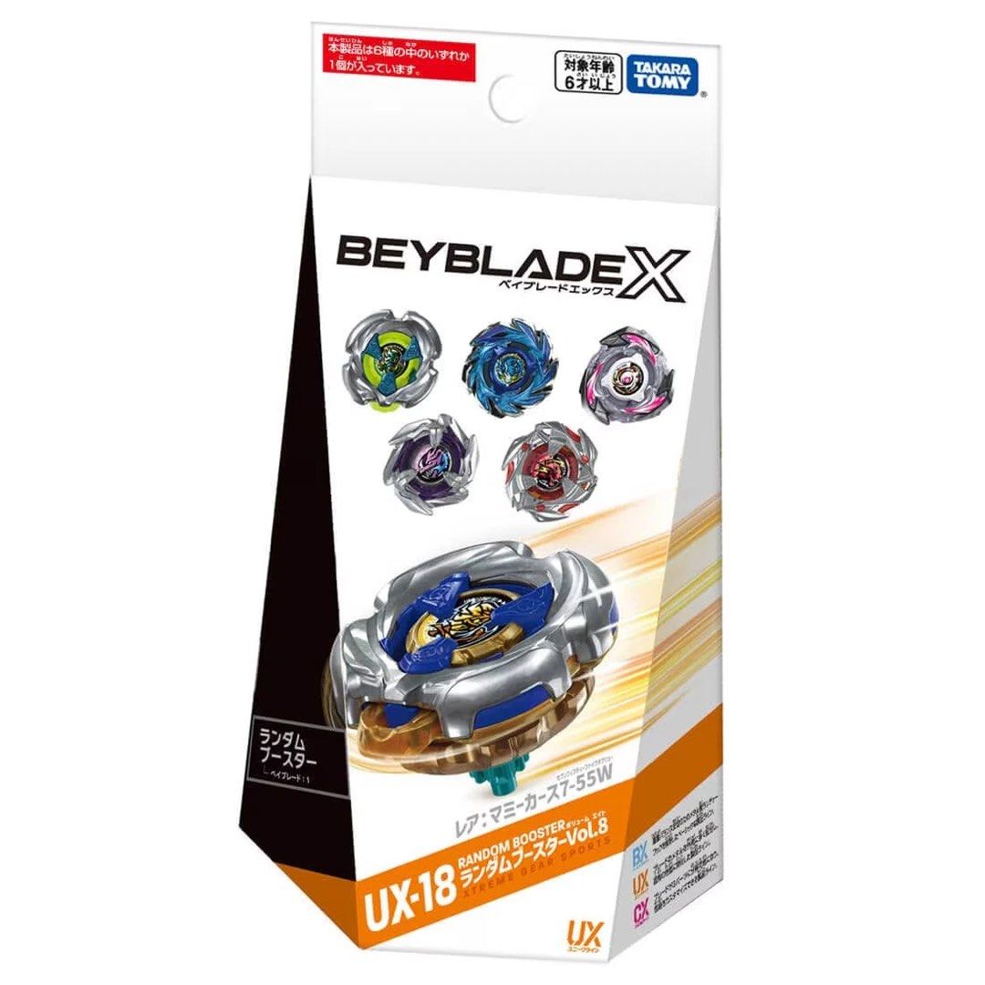 Beyblade X Random Booster UX-18 Weiss Tiger 4-80 LR, Hobbies & Toys ...