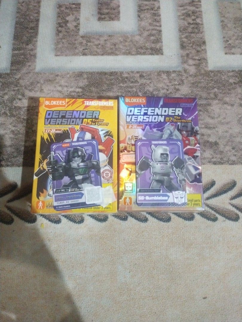 Blokees Transformers Defender Version 02 & 05 Bundle Set, Hobbies ...