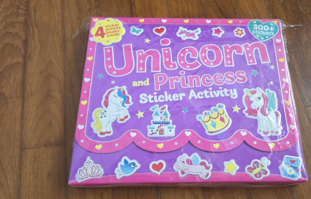 BN Unicorn and Princess Sticker Activity Book, Hobbies & Toys, Books ...