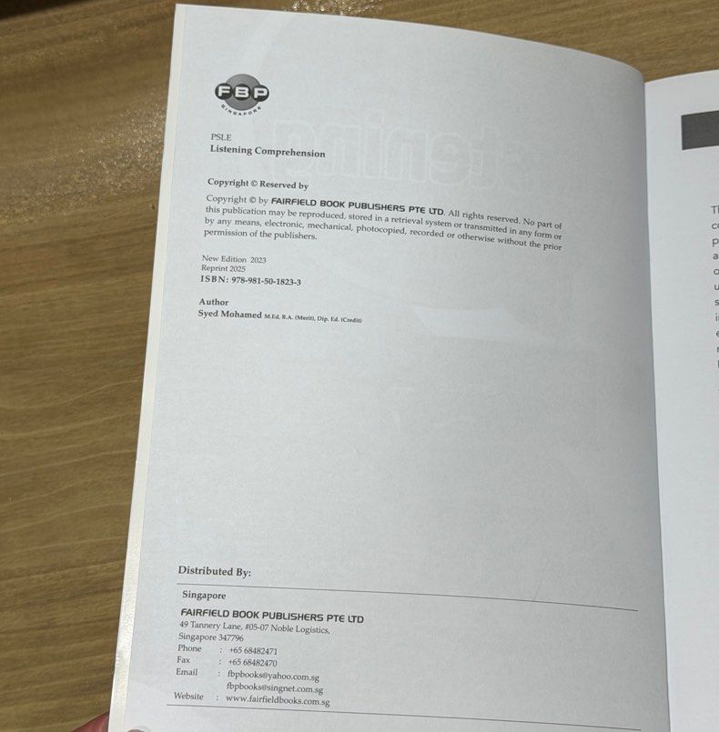 *Brand New* FBP PSLE Listening Comprehension, Hobbies & Toys, Books ...
