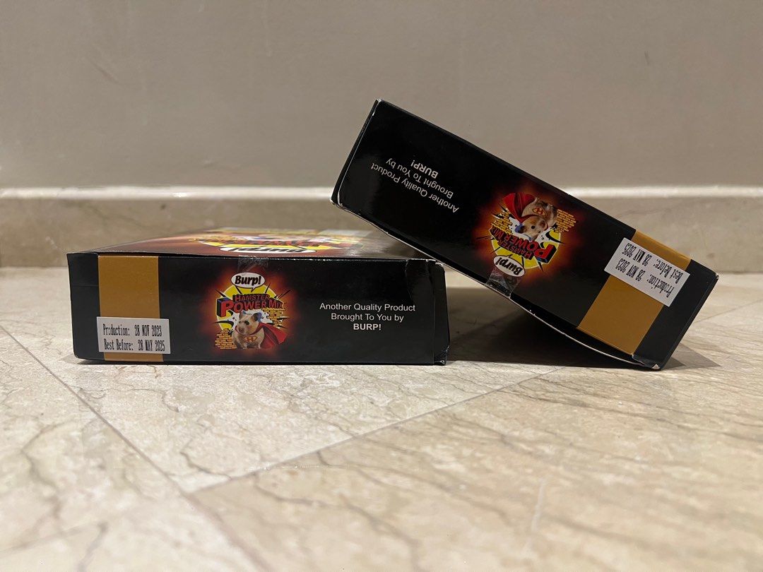 Burp Hamster Food, Pet Supplies, Pet Food on Carousell