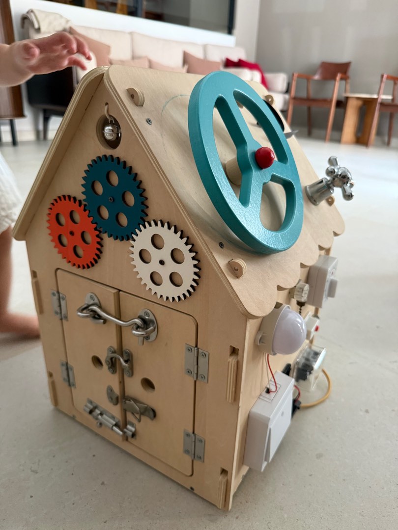 Busy house for toddler, Babies & Kids, Infant Playtime on Carousell