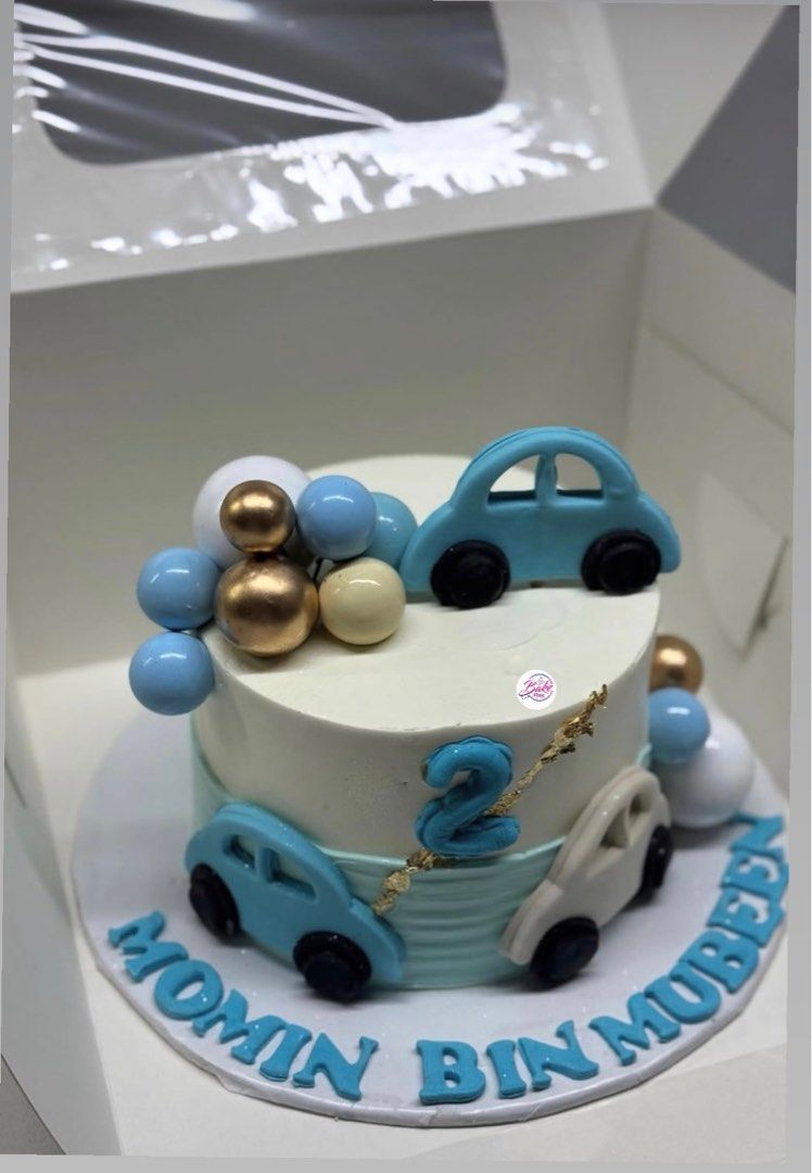 Car theme cake, Food & Drinks, Homemade Bakes on Carousell