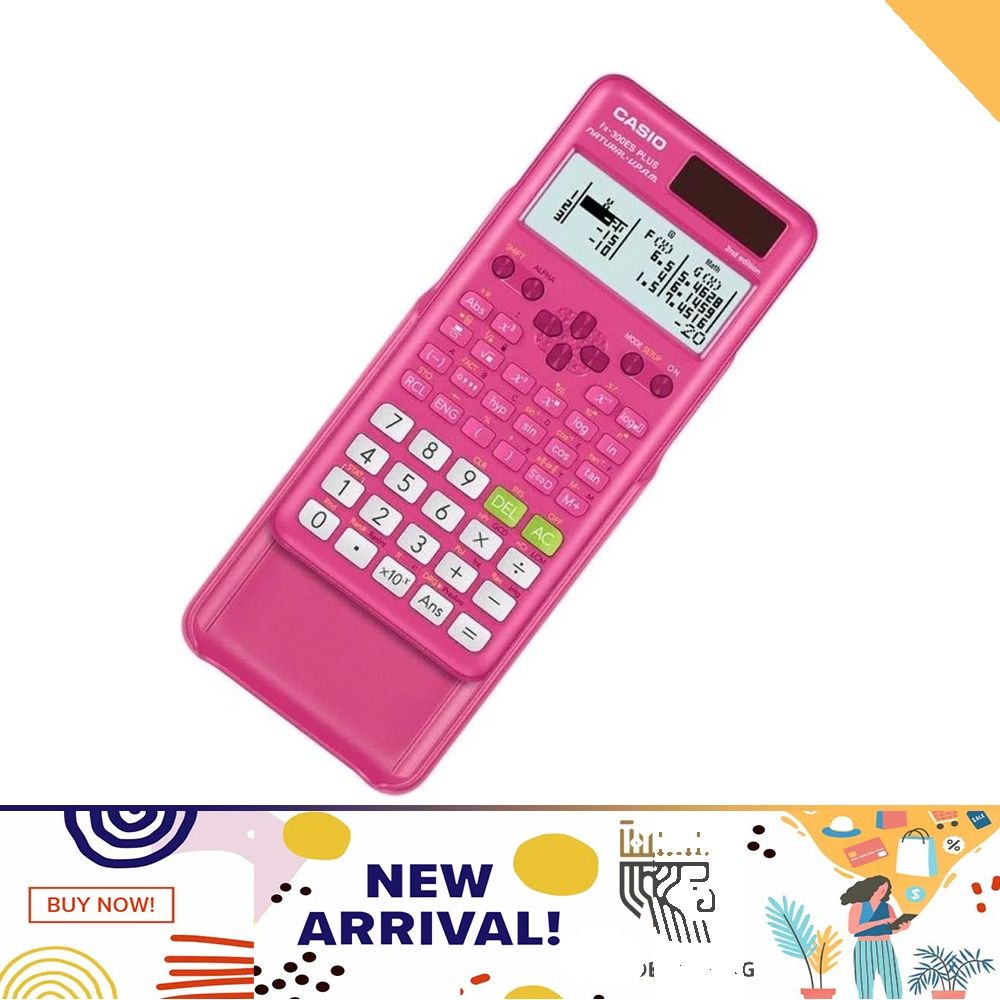 [ready 26] Casio fx-300ESPLS2 Pink Scientific Calculator, Hobbies ...