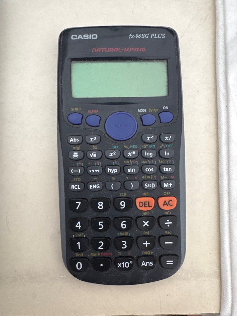 Casio fx-96SG PLUS Scientific Calculator, Hobbies & Toys, Stationery ...