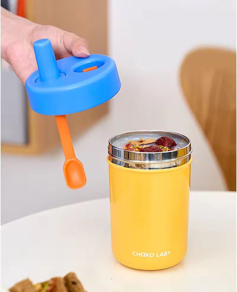 Chako Lab Bobo Vacuum Cup Insulated Thermos, Furniture & Home Living ...